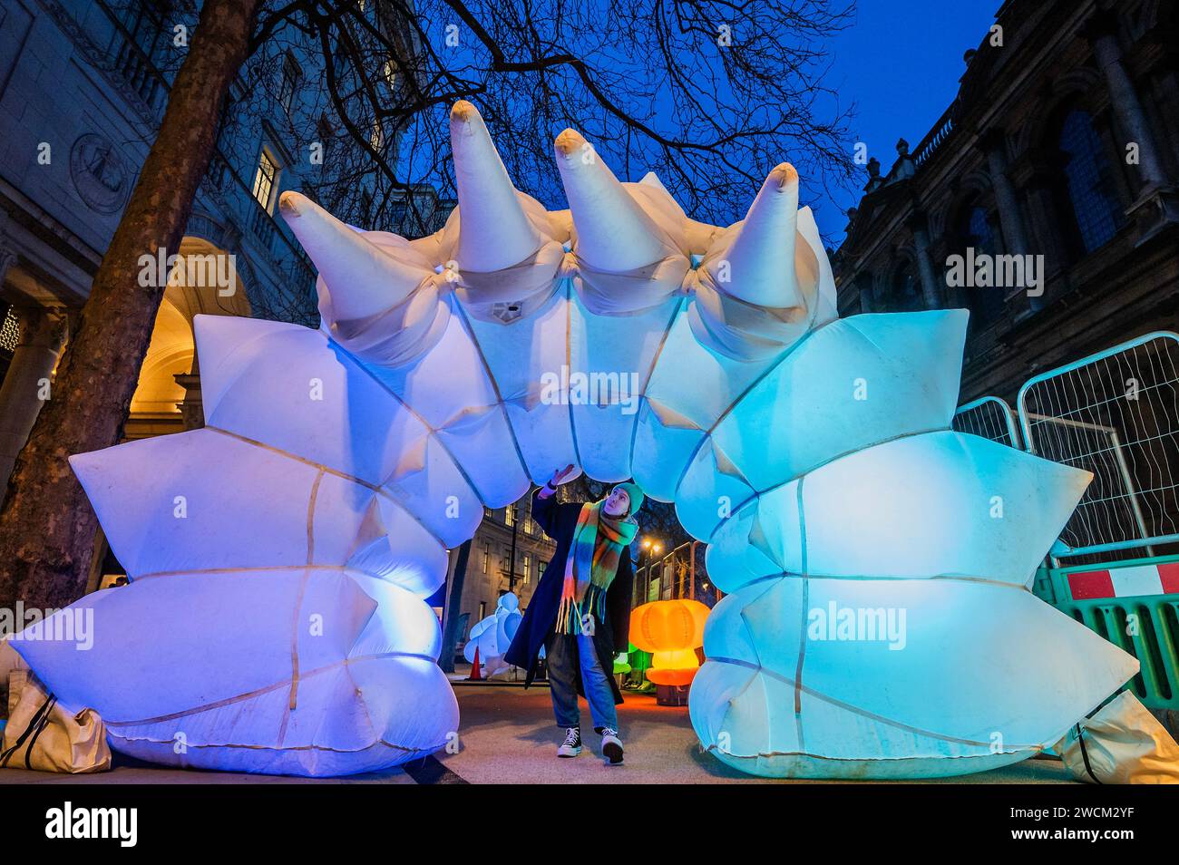 London, UK. 16th Jan, 2024. King's College London presents Air Giants ...