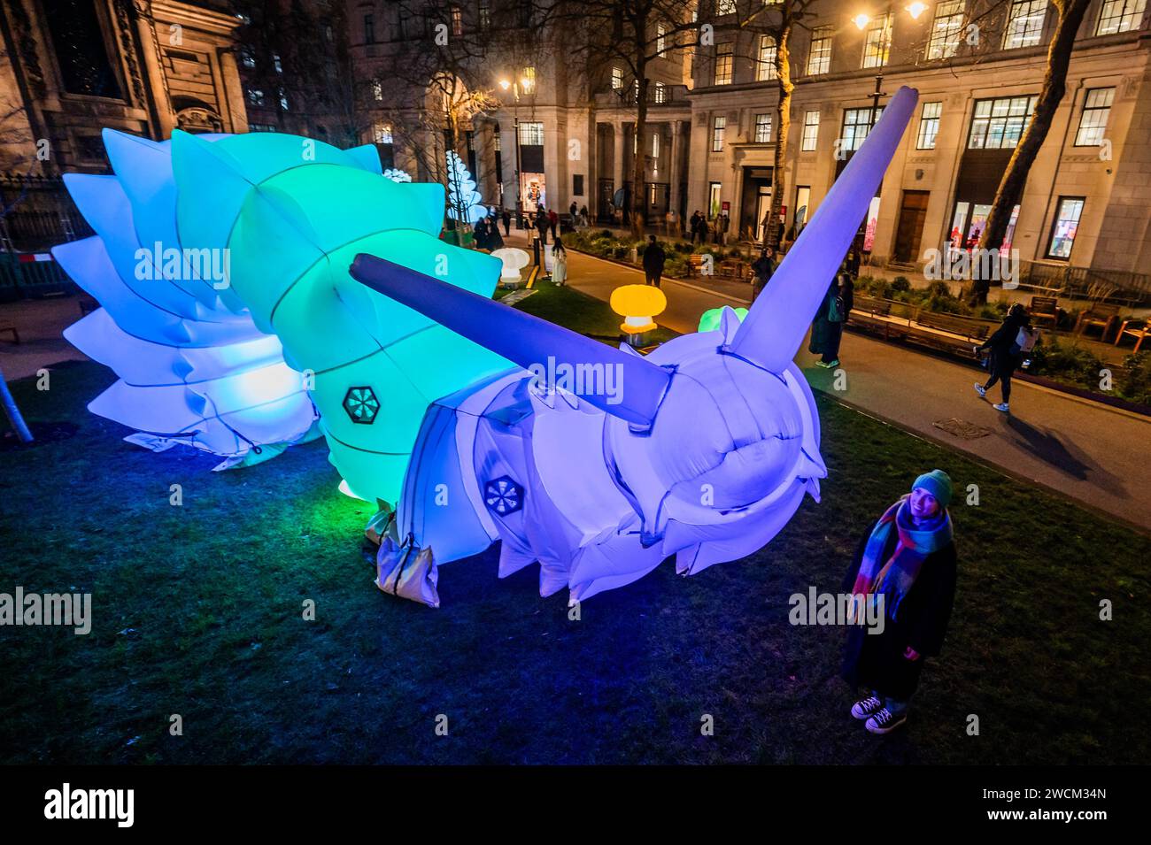 London, UK. 16th Jan, 2024. King's College London presents Air Giants ...