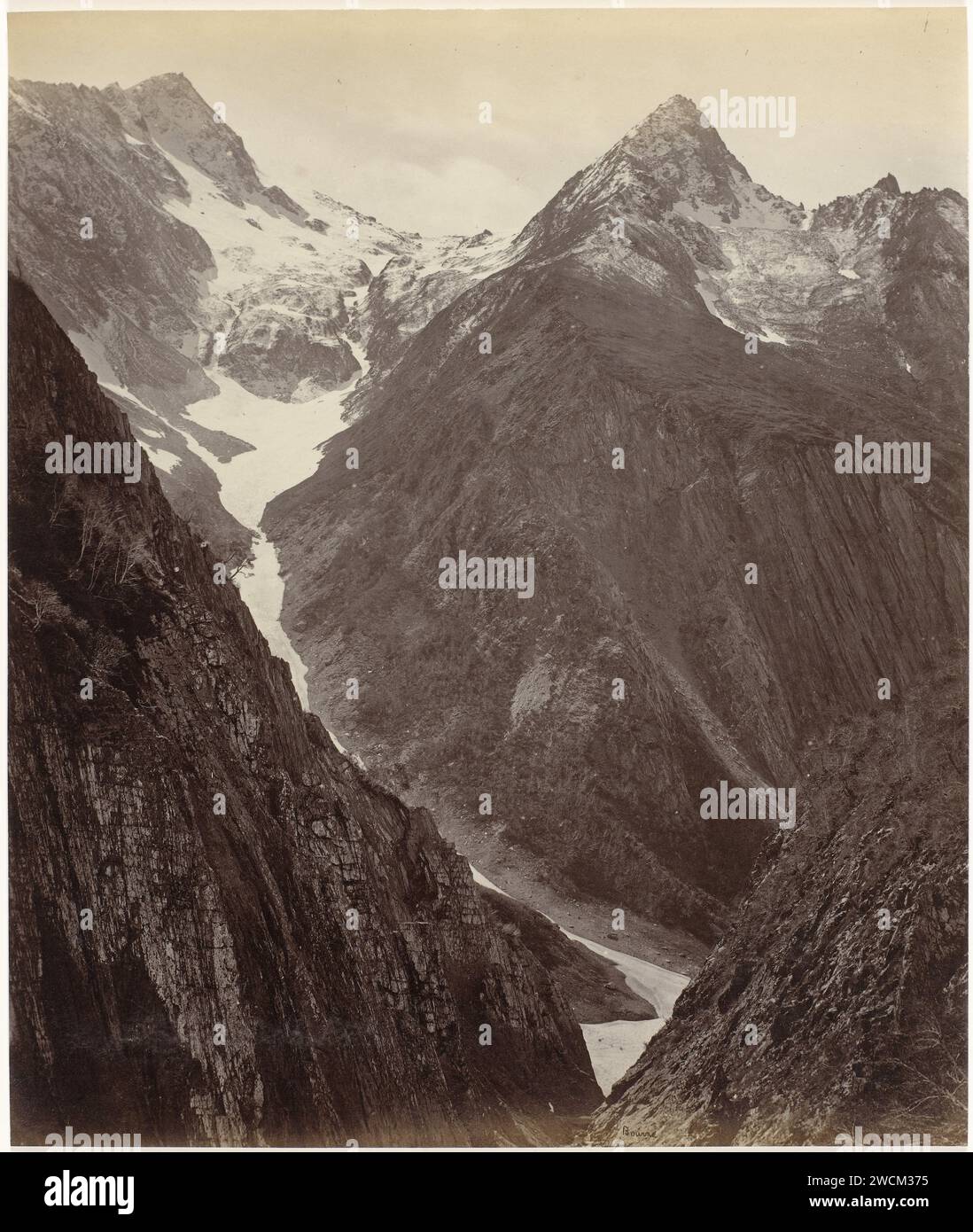 View of the Zoji la, Ladakh, India, Samuel Bourne, 1864 - 1865 ...