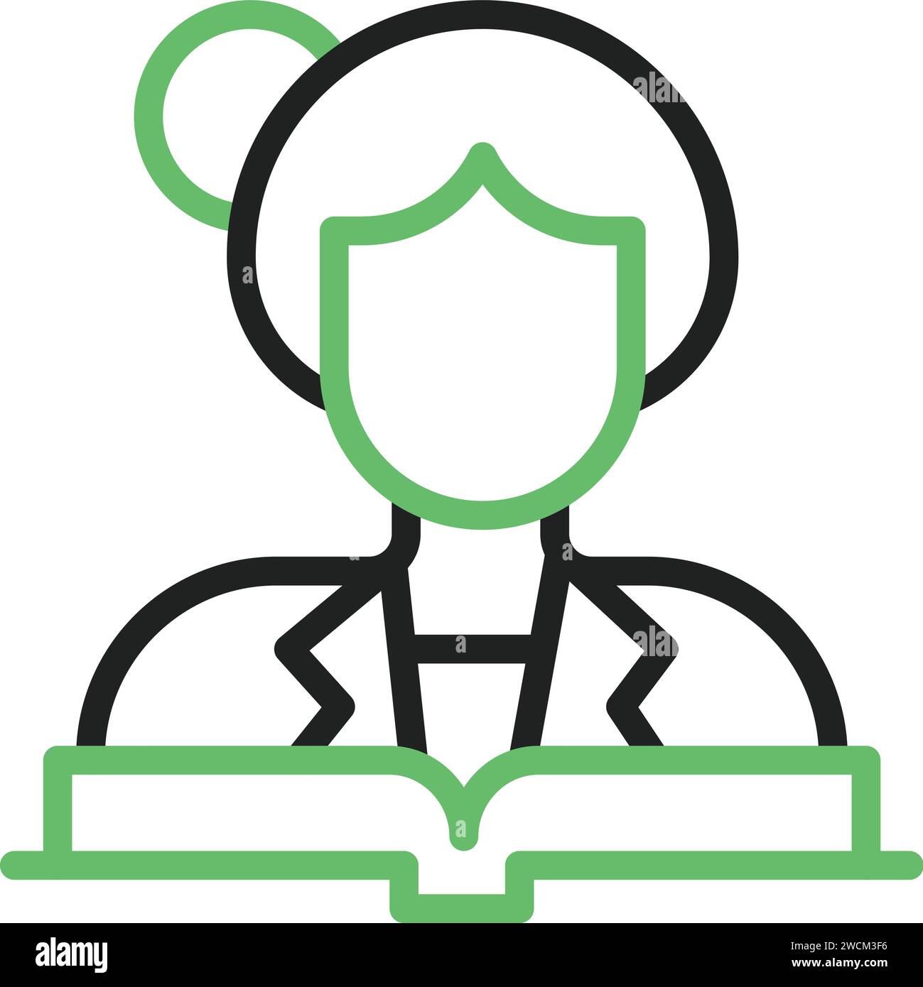 Professor line icon concept Stock Vector Images - Alamy