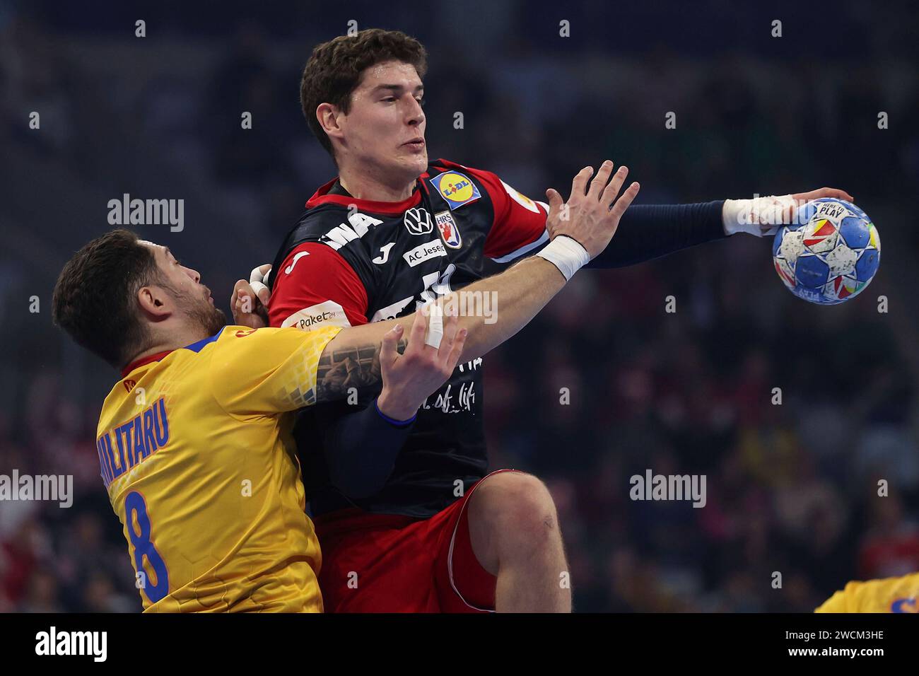 Mannheim, Deutschland. 16th Jan, 2024. 2024.01.16 SAP Arena Mannheim ...