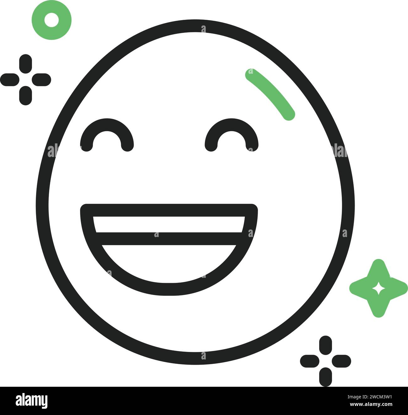 Grinning Face with Smiling Eyes icon vector image Stock Vector Image ...