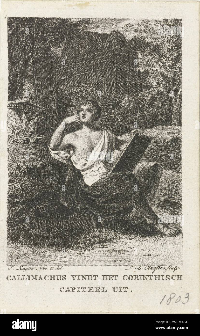 Callimachus comes up with the Corinthian Zuilenorde, Lambertus Antonius ...