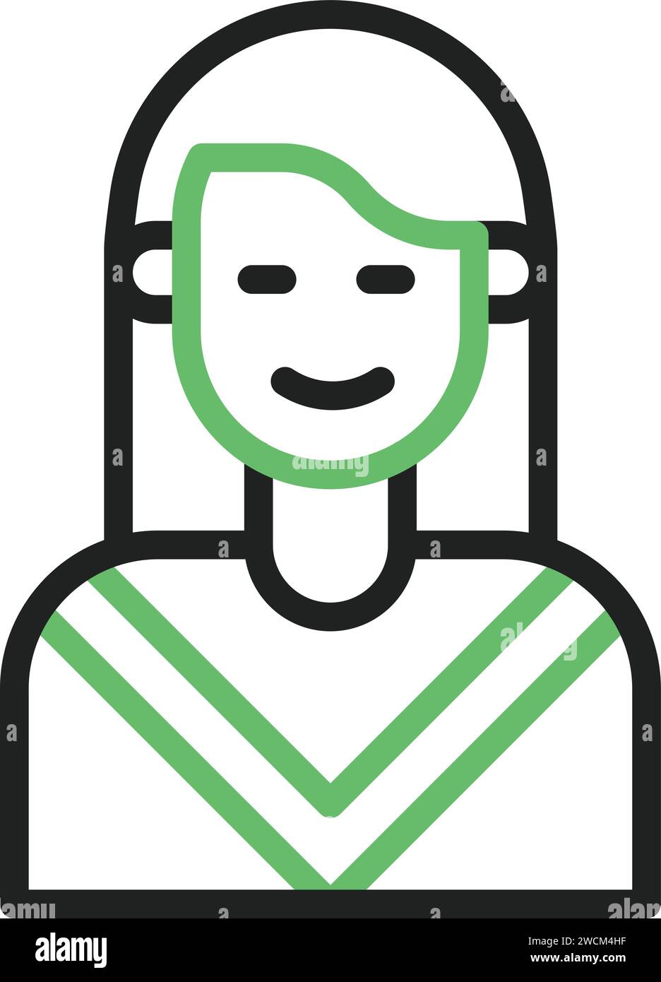 Female Student icon vector image Stock Vector Image & Art - Alamy