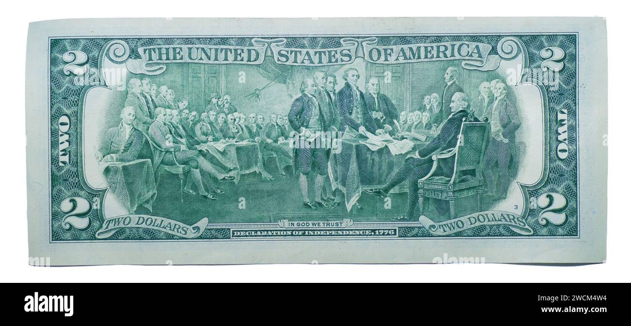 US Dollars 2 bank note - real American 2 dollar bill cash money ...