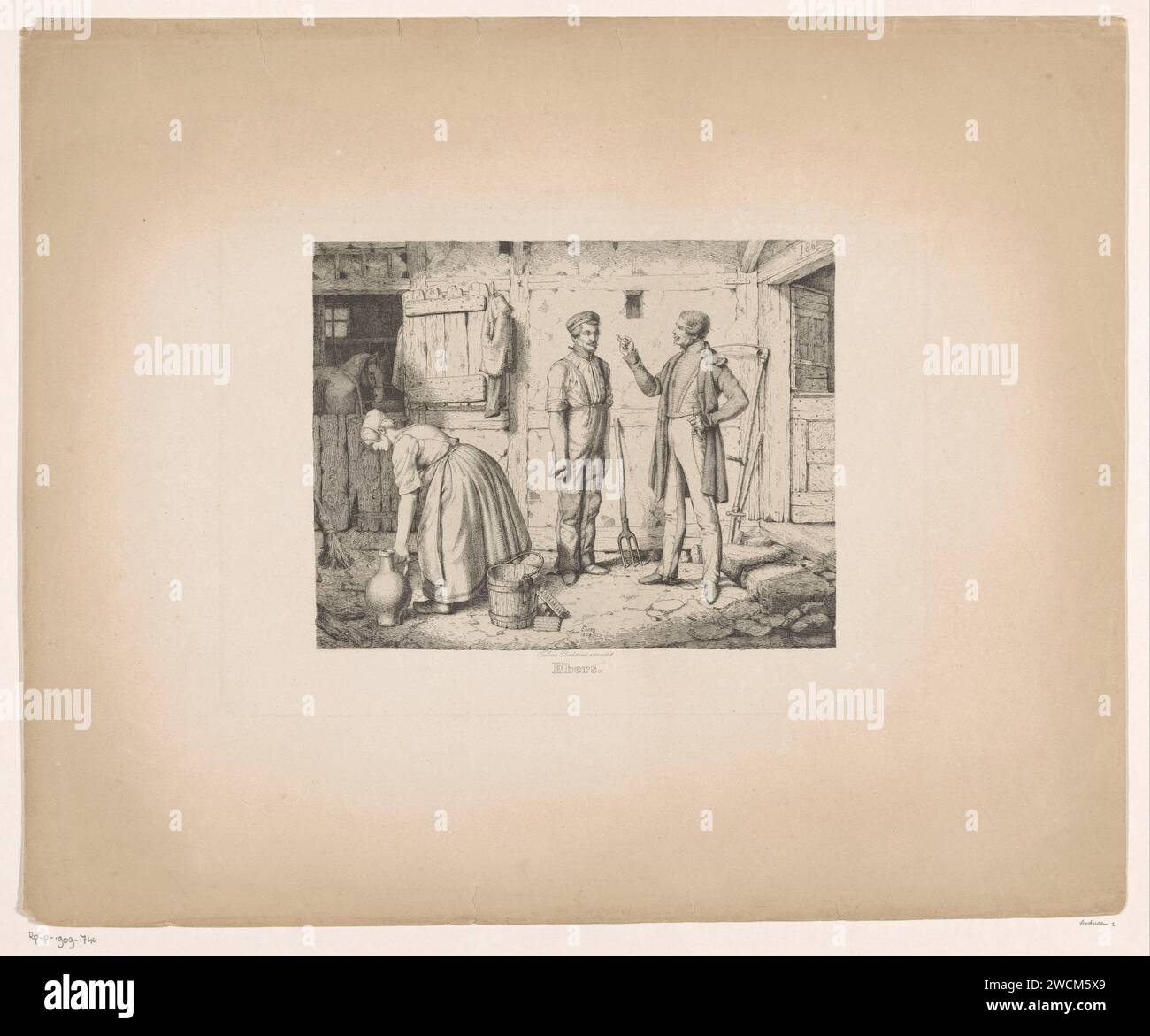 Militair emphasizes the subordination of the Rijknecht by giving orders ...