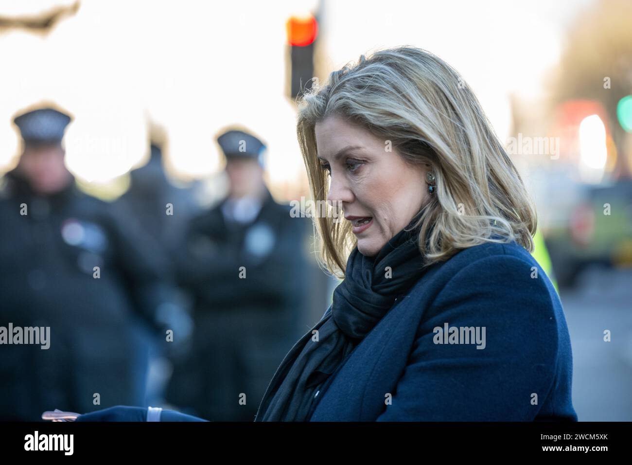 London, UK. 16th Jan, 2024. betty boothroyd, former Commons Speaker ...