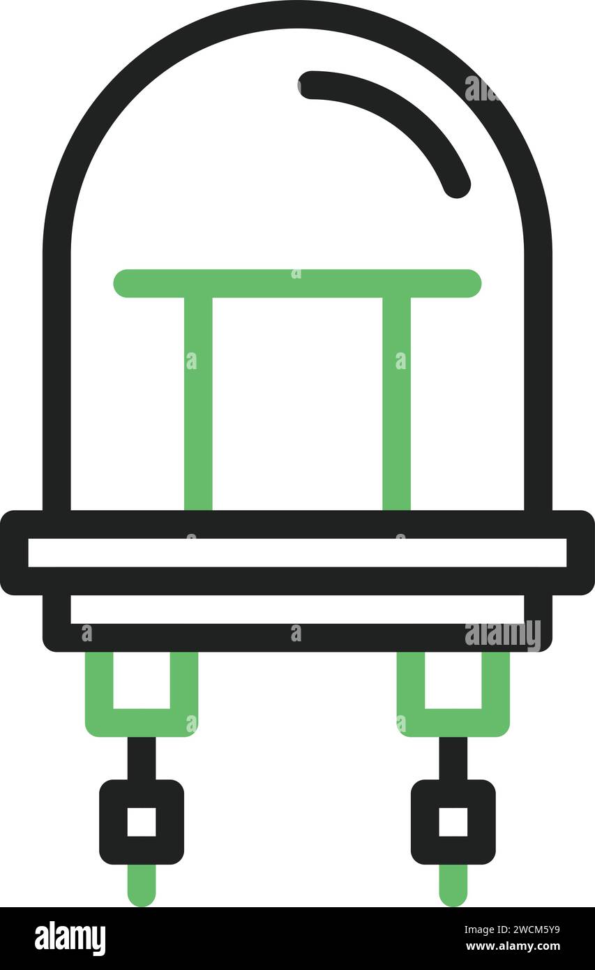 Light Emitting Diode icon vector image Stock Vector Image & Art - Alamy