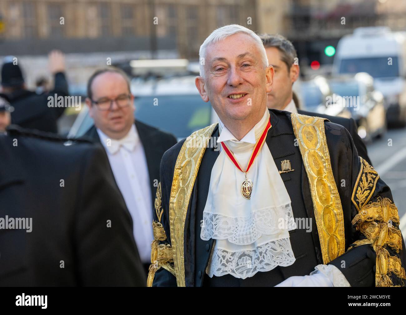 London, UK. 16th Jan, 2024. betty boothroyd, former Commons Speaker ...
