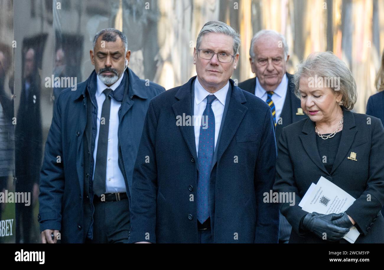 London, UK. 16th Jan, 2024. betty boothroyd, former Commons Speaker ...