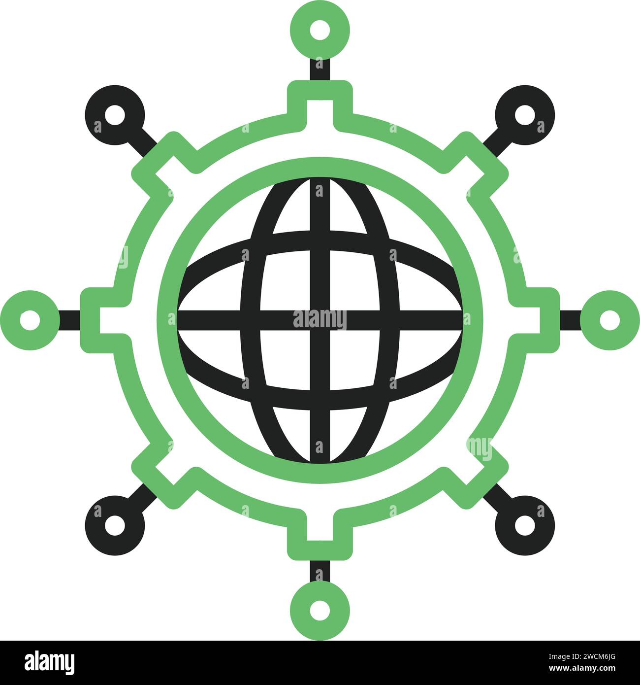 Global preferences icon settings Stock Vector Images - Alamy