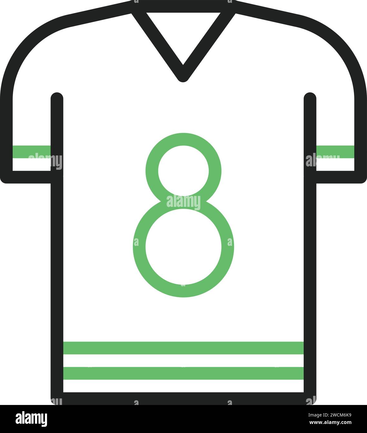 Football kit player number Stock Vector Images - Alamy