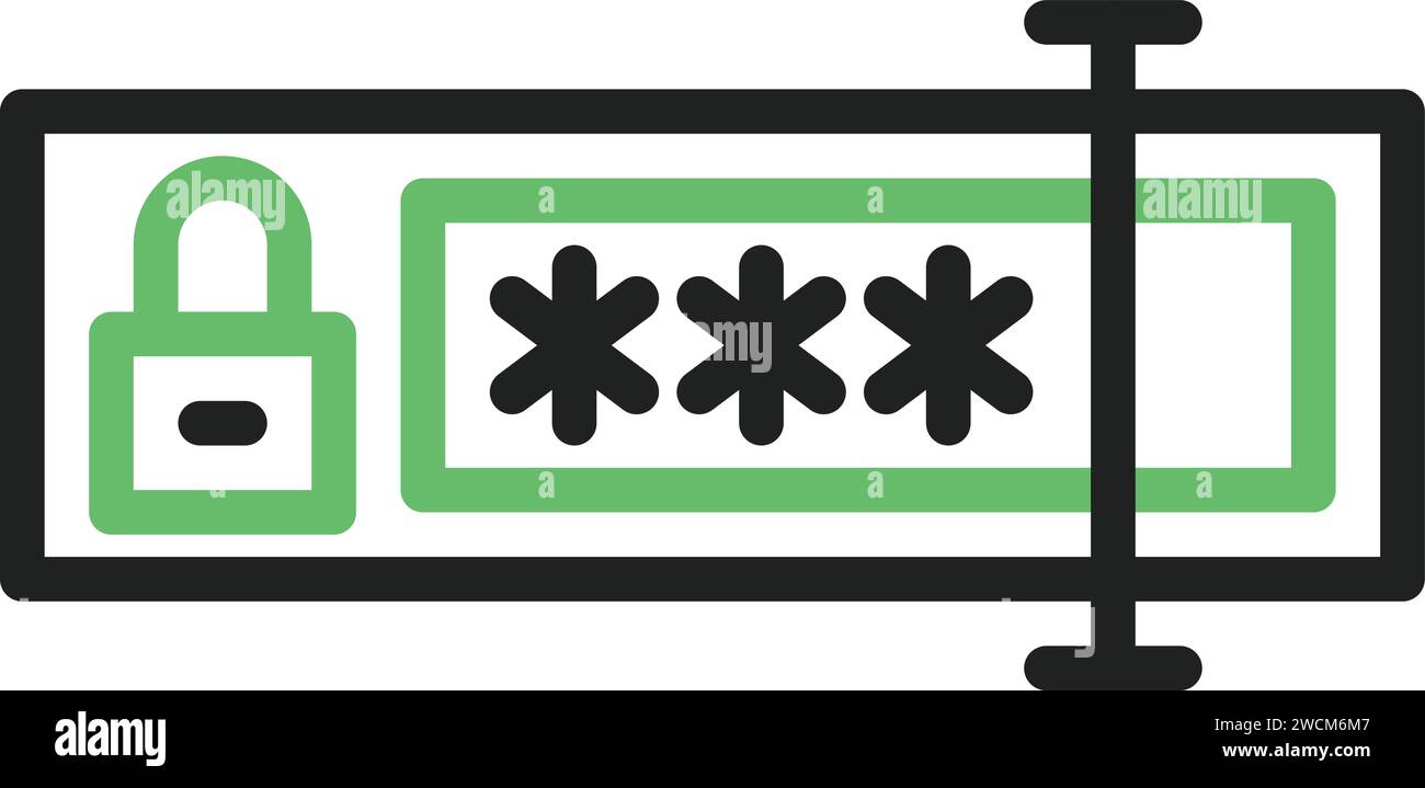 Password field icon vector image Stock Vector Image & Art - Alamy