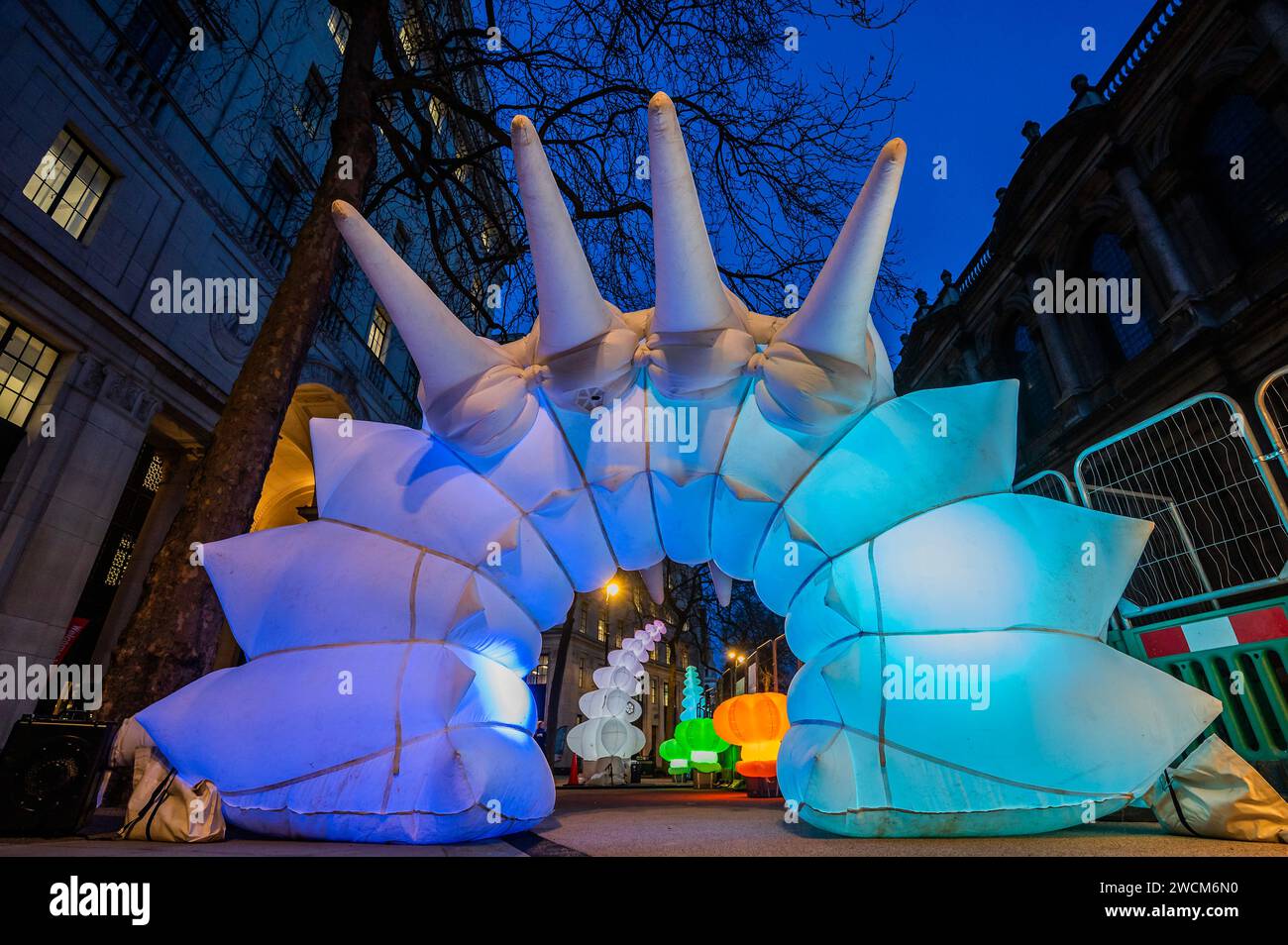 London, UK. 16th Jan, 2024. King's College London presents Air Giants ...