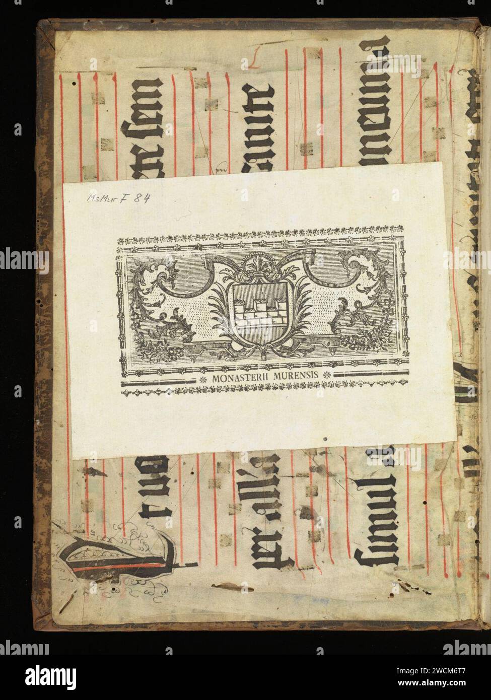 Aarau, Aargauer Kantonsbibliothek, MsMurF 84, Front paste-down – Petrus ...