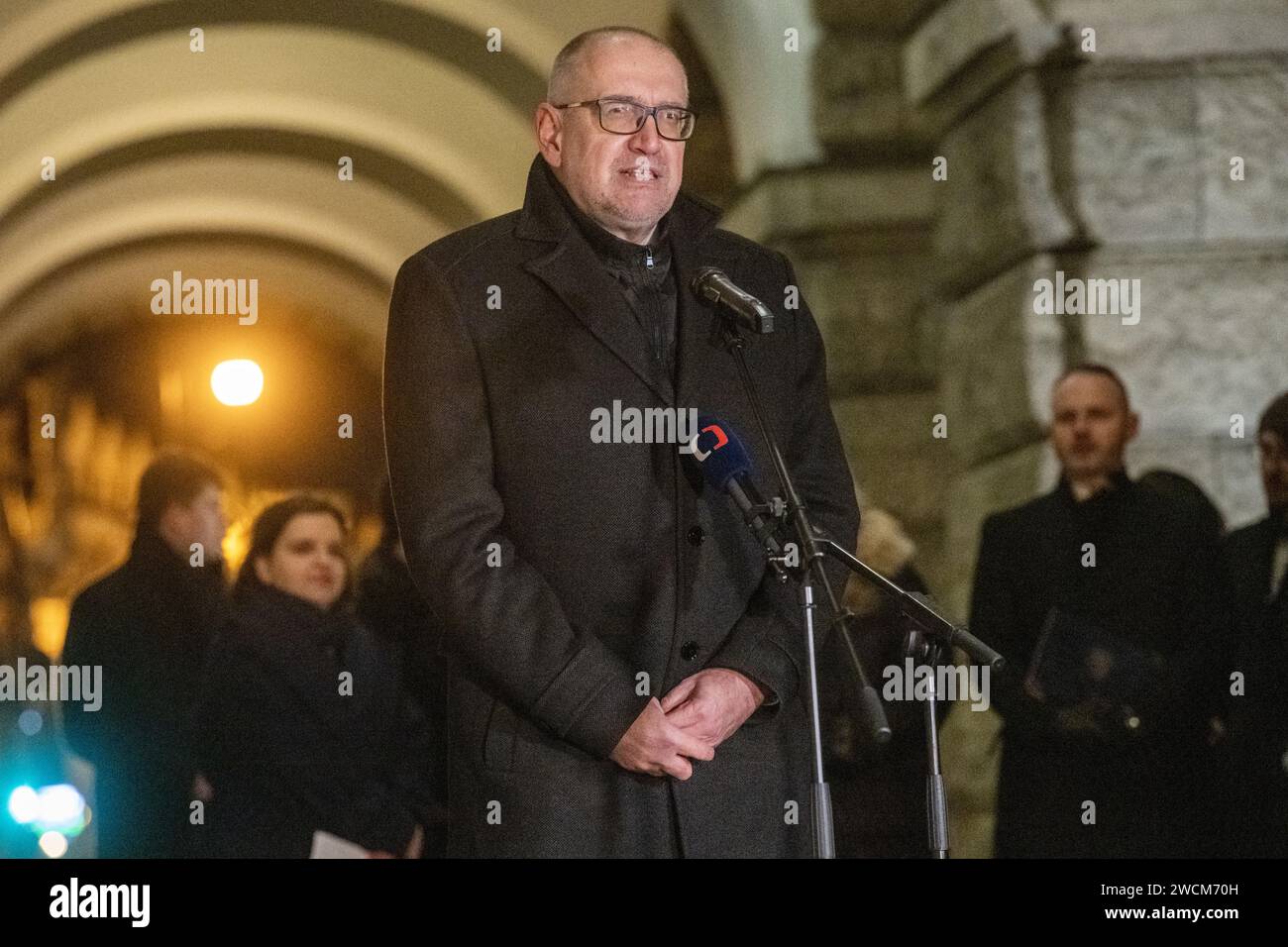 Prague, Czech Republic. 16th Jan, 2024. Czech Education Minister ...