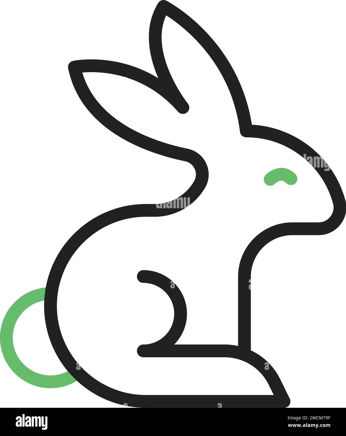 Rabbit icon vector image Stock Vector Image & Art - Alamy