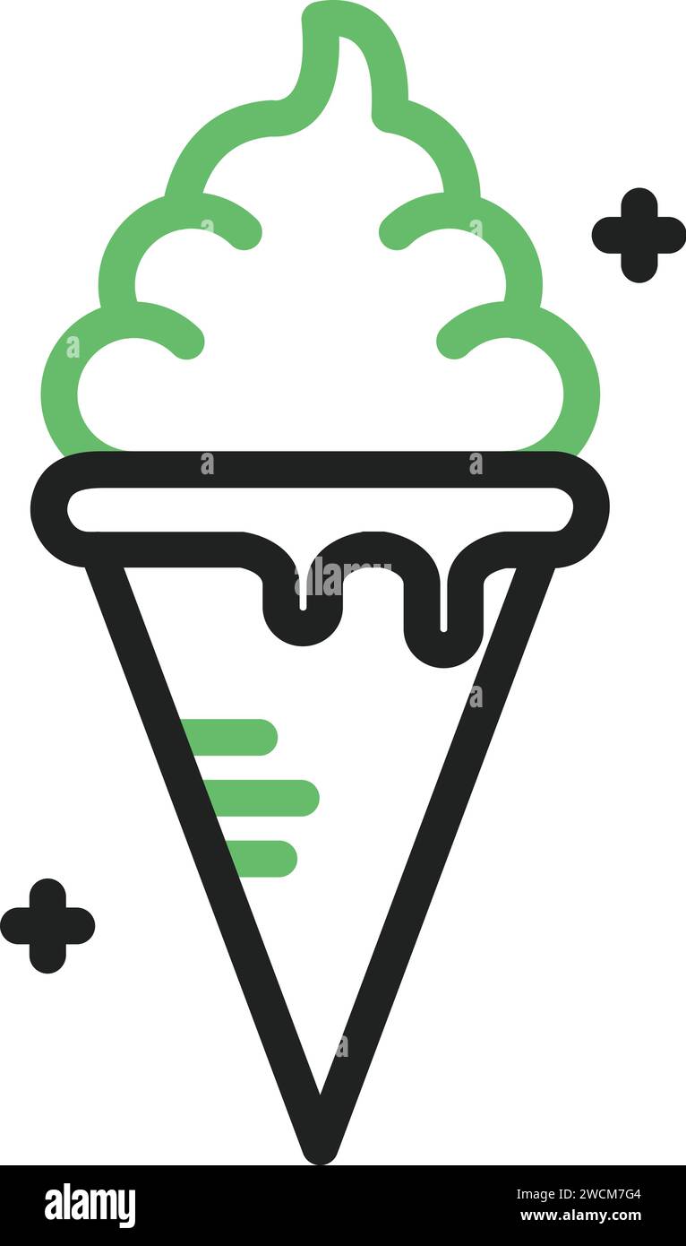 Icecream cone icon vector image Stock Vector Image & Art - Alamy