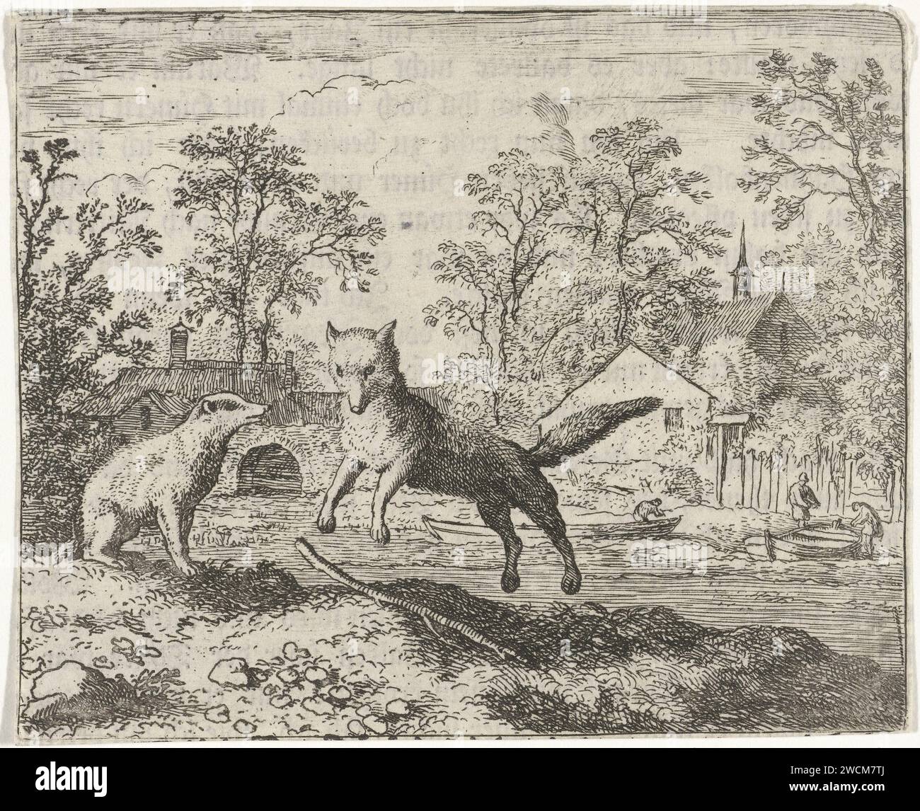 Reinaert de Vos confesses everything to Grimbeert de Das, Allaert van ...