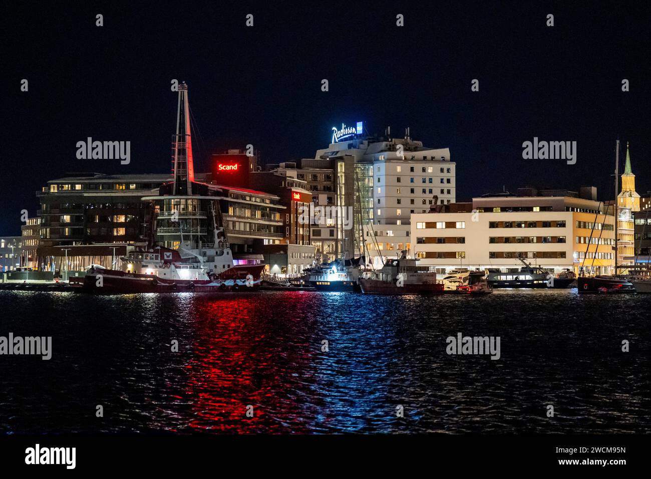 Tromso 20240116.Scandic Ishavshotel and Radisson Blu Hotel in Tromso ...