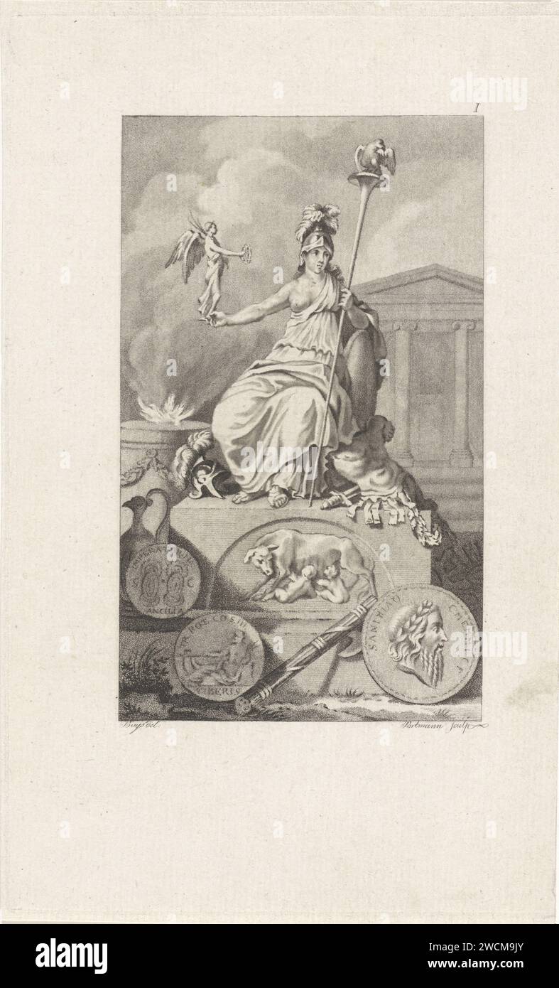 Allegory in Roman history, Ludwig Gottlieb Portman, After Jacobus Buys ...