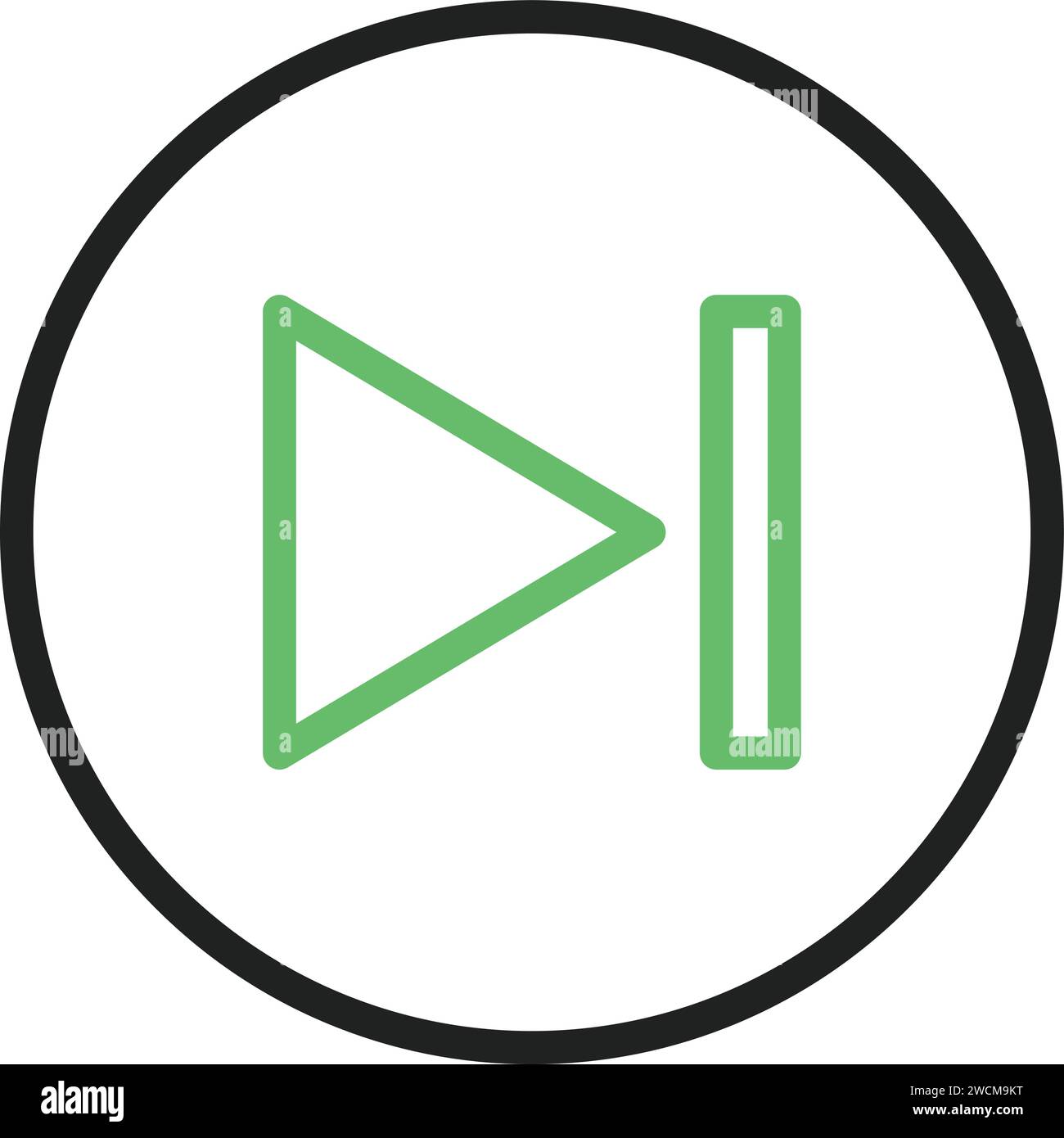 Next track icon symbol Cut Out Stock Images & Pictures - Alamy