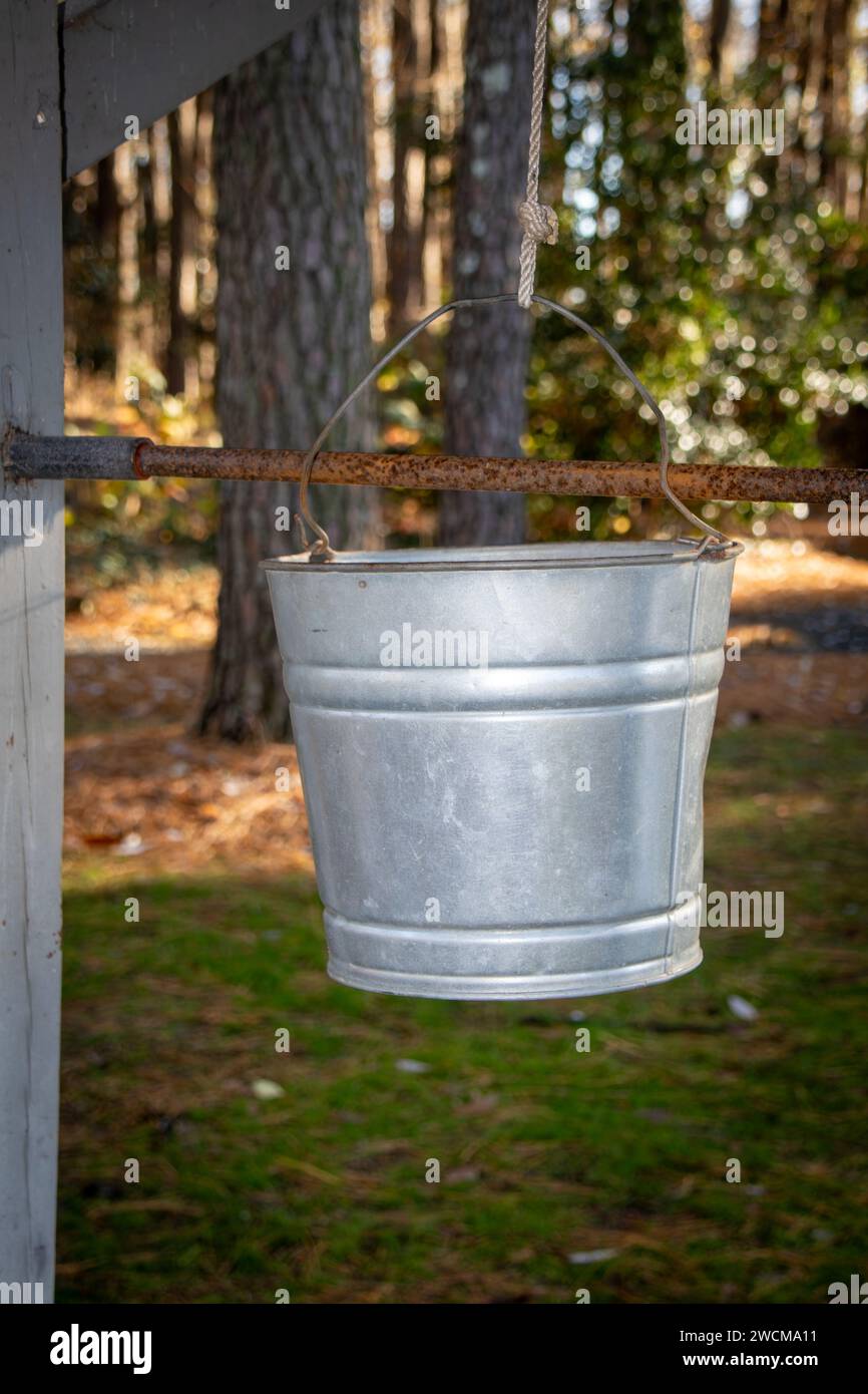 Bucket hanging hi-res stock photography and images - Alamy