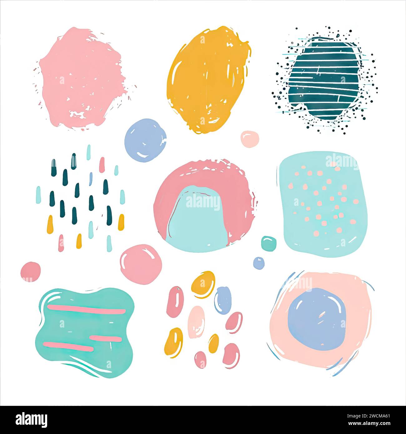 free vector set free hand doodle shape Stock Vector Image & Art - Alamy