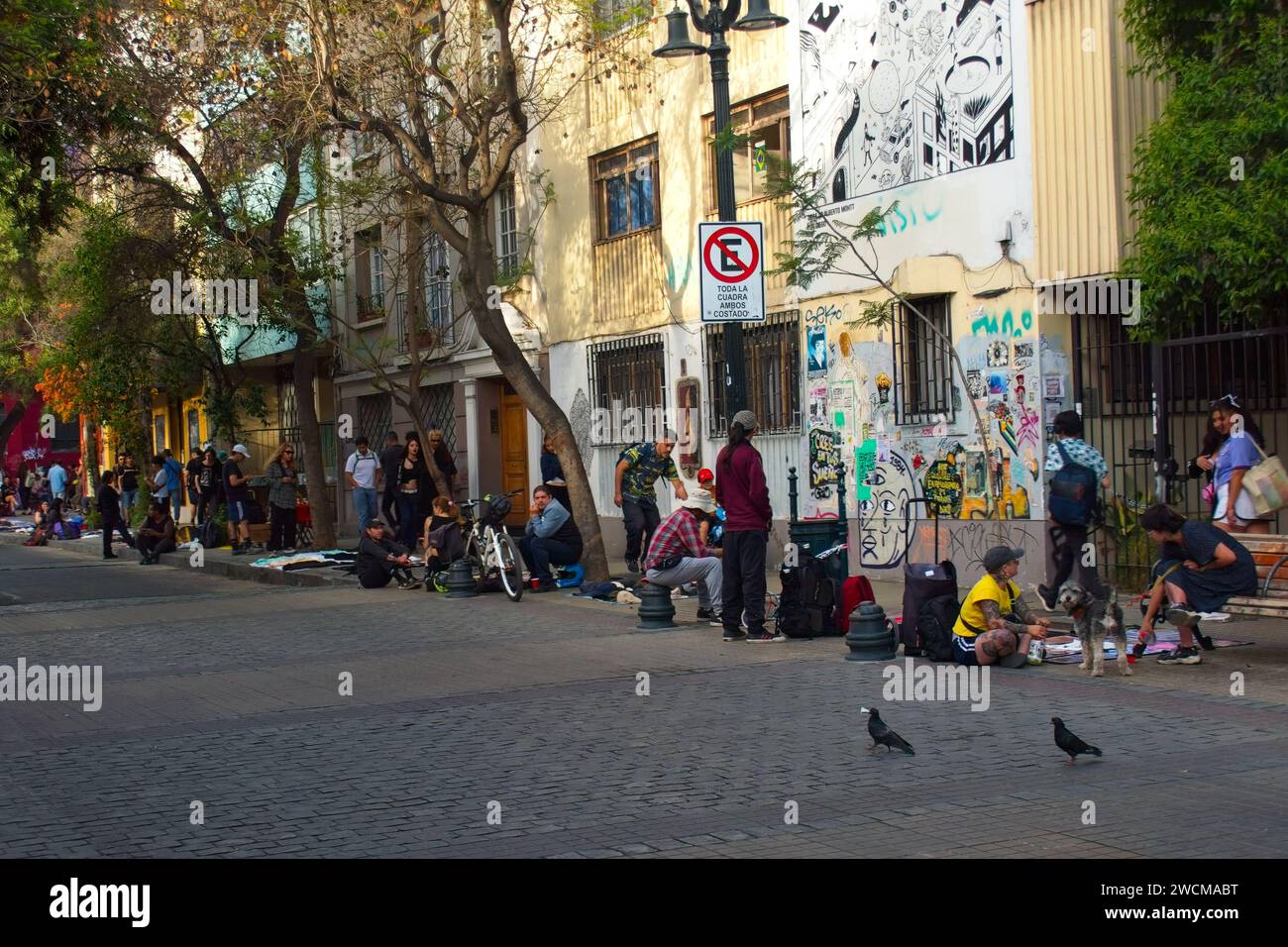 Santiago, Chile,Barrio Lastarria area, This bohemian neighbourhood has ...