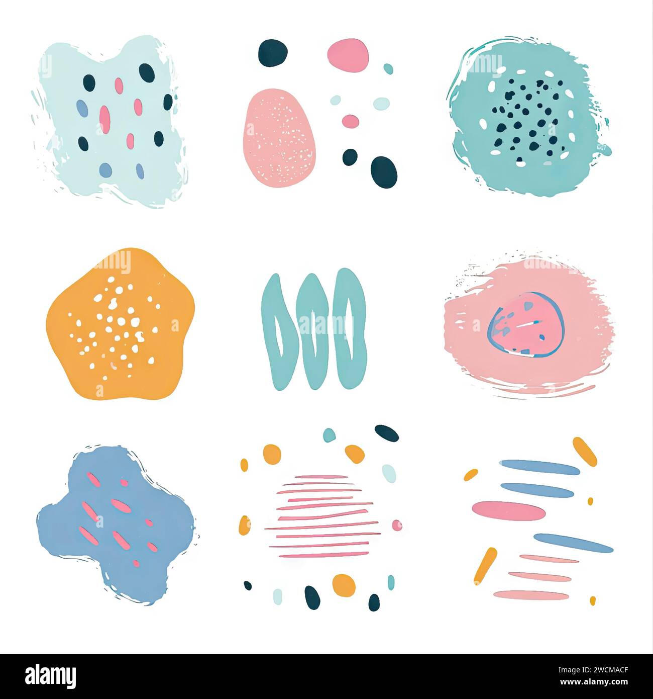 free vector set free hand doodle shape Stock Vector Image & Art - Alamy