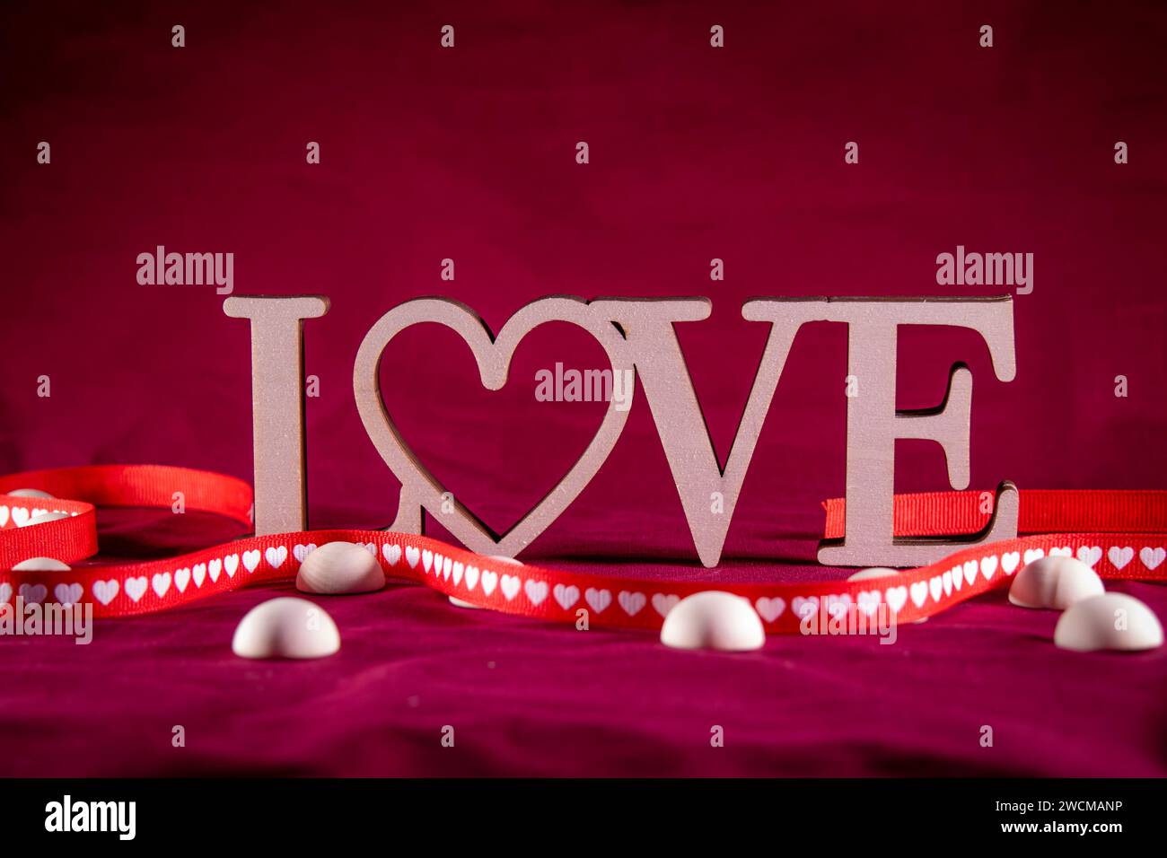Wooden love sign hi-res stock photography and images - Alamy