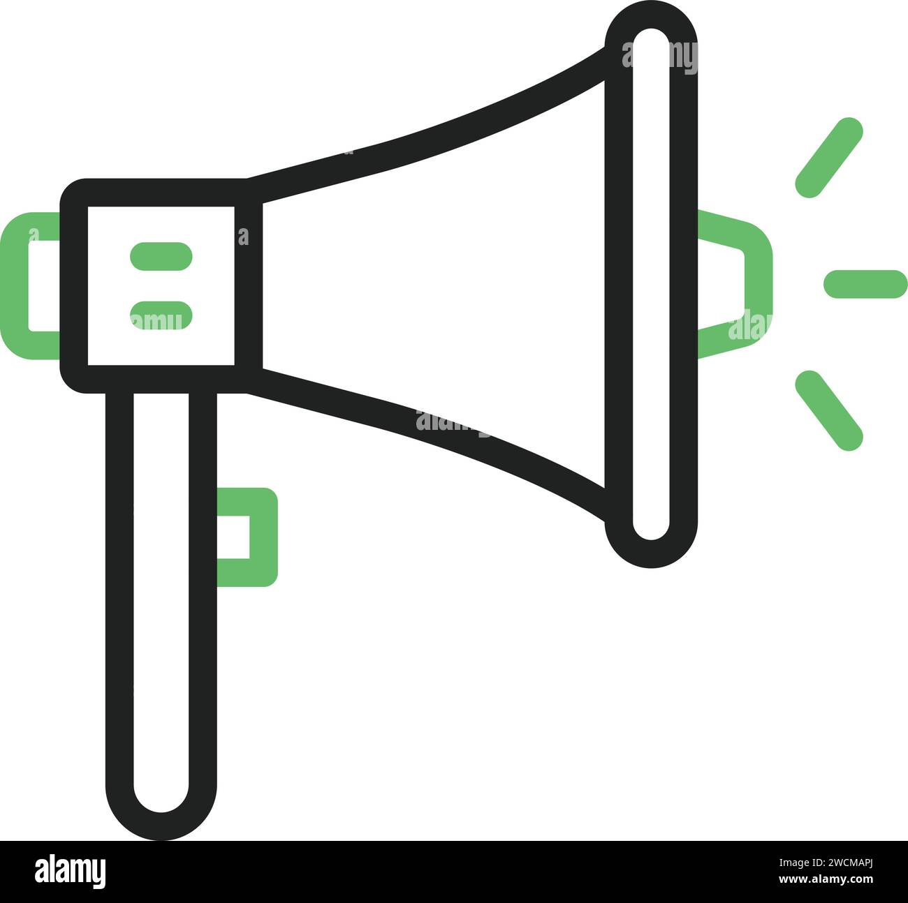Megaphone icon vector image Stock Vector Image & Art - Alamy