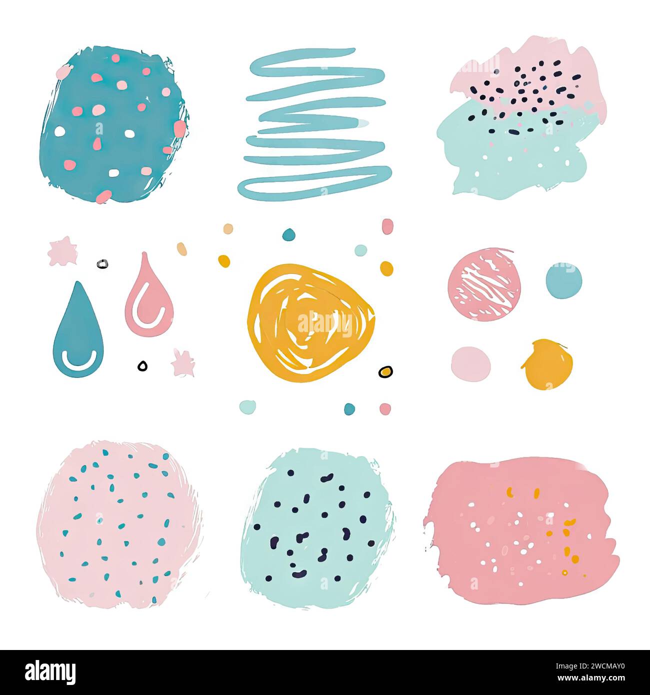 free vector set free hand doodle shape Stock Vector Image & Art - Alamy