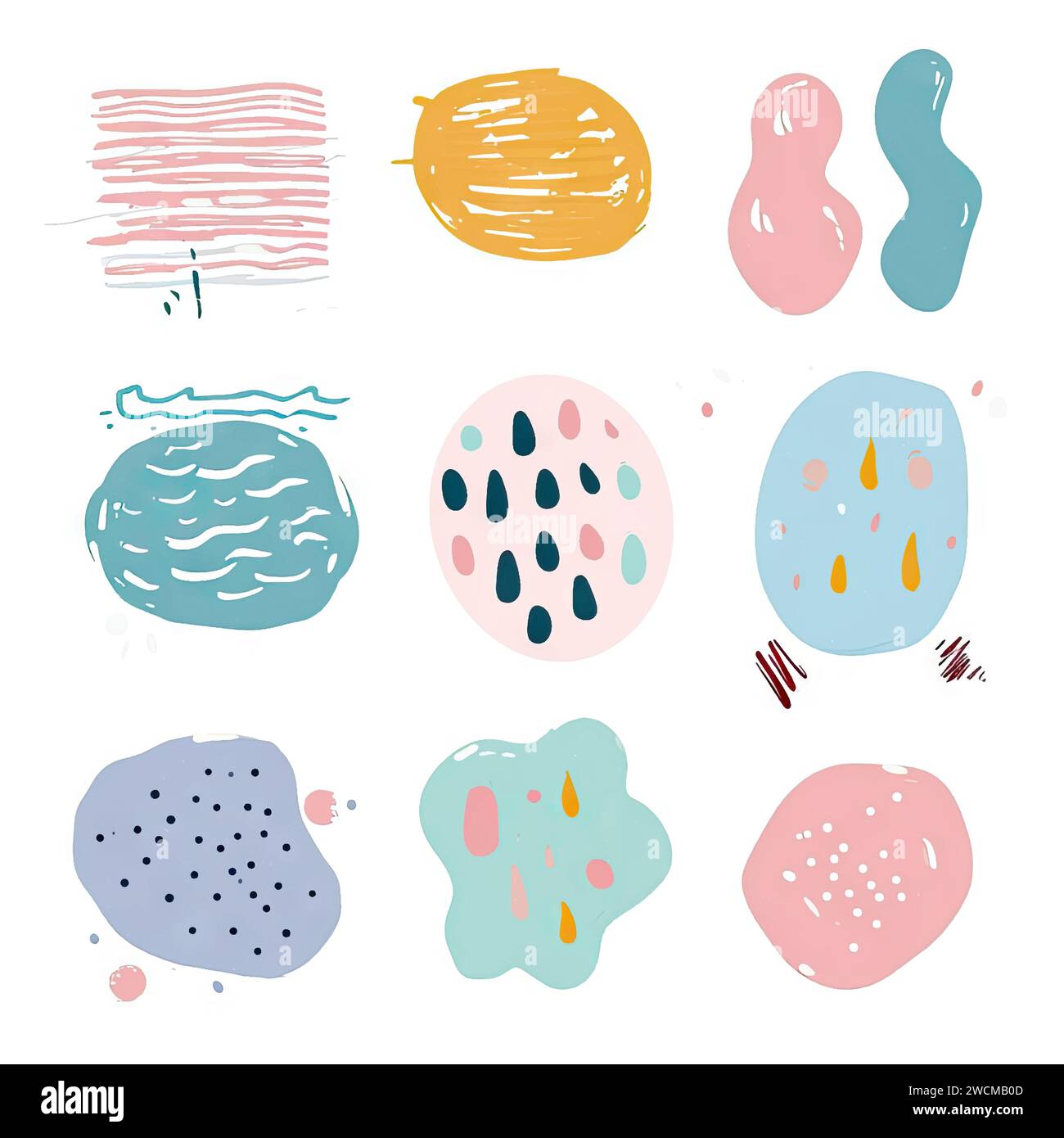 free vector set free hand doodle shape Stock Vector Image & Art - Alamy