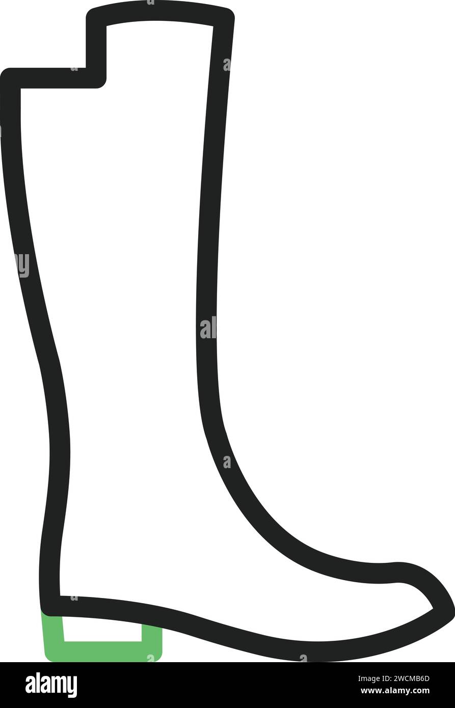 Long boots Stock Vector Images - Alamy