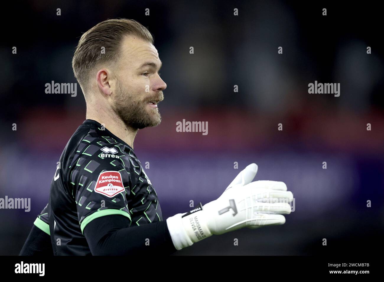 ROTTERDAM - ADO Den Haag goalkeeper Nick Marsman during the TOTO KNVB ...