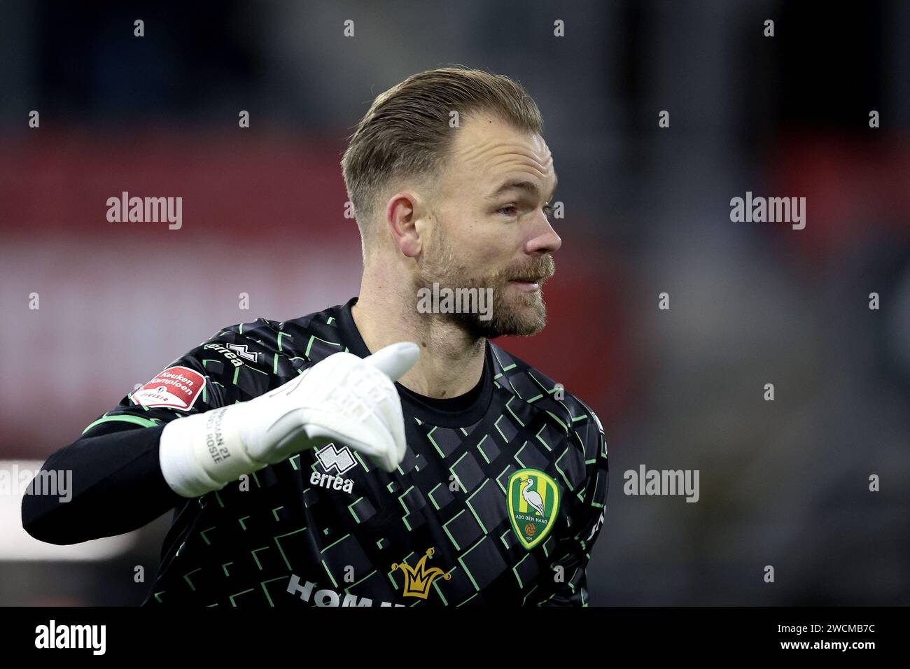 ROTTERDAM - ADO Den Haag goalkeeper Nick Marsman during the TOTO KNVB ...