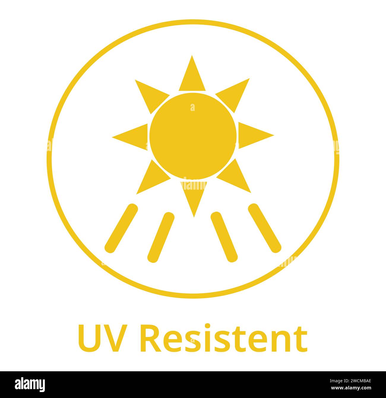 UV Resistent Symbol Stock Vector Image & Art - Alamy