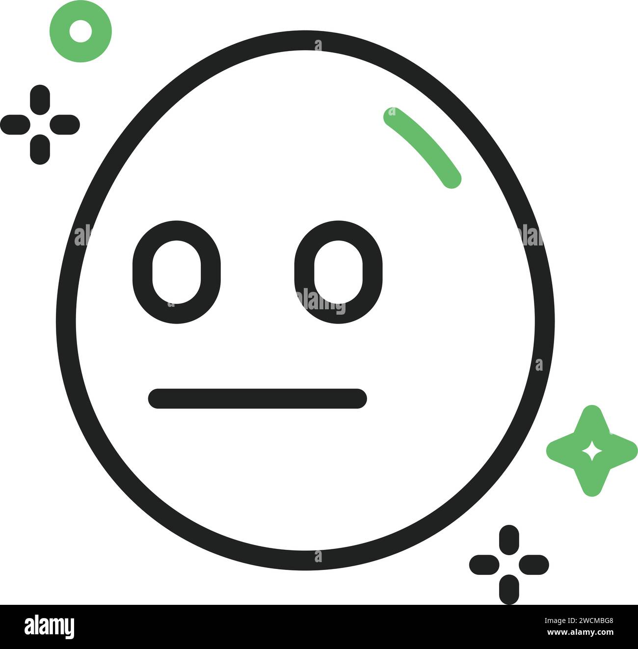Neutral Face icon vector image Stock Vector Image & Art - Alamy