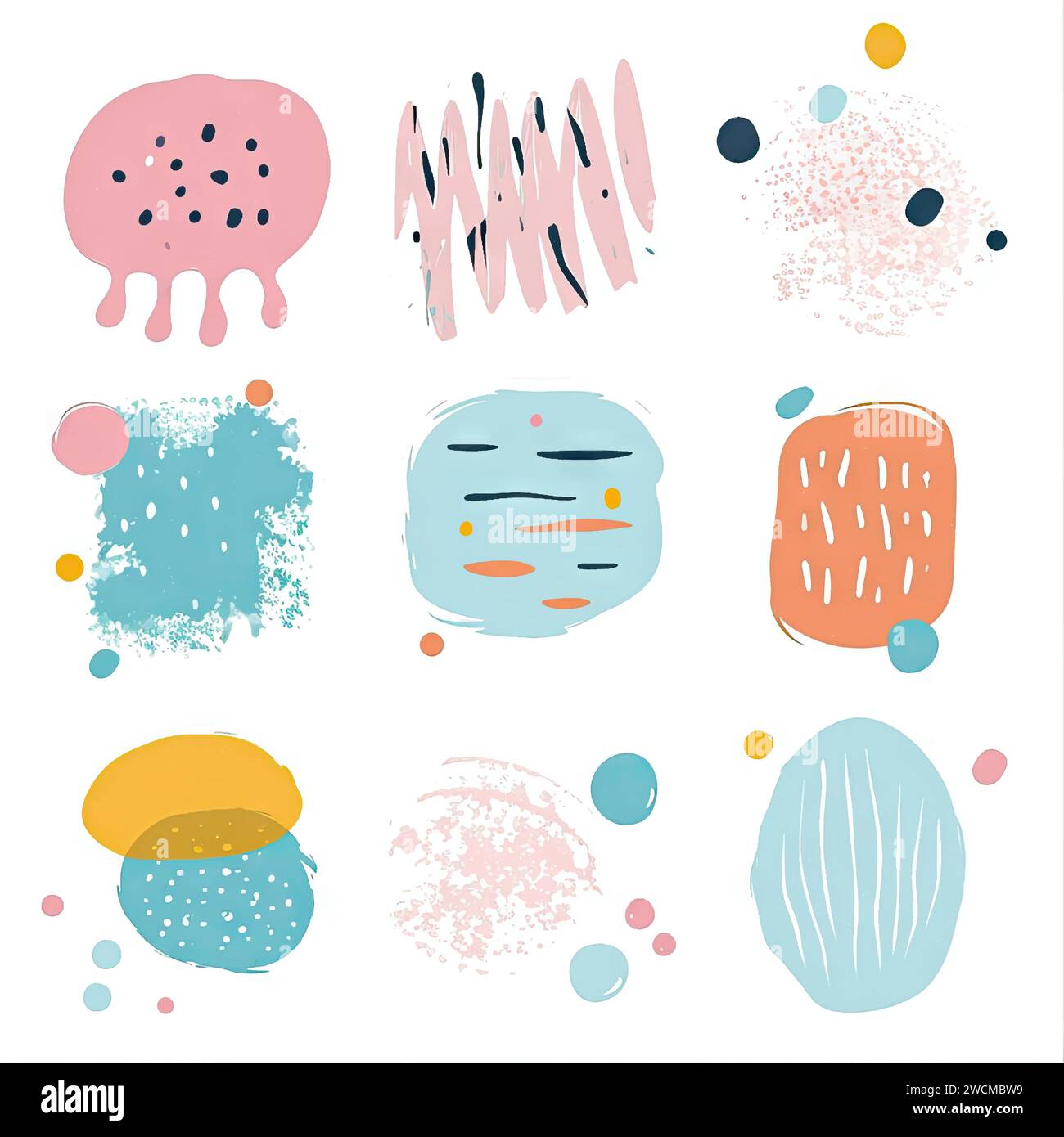 free vector set free hand doodle shape Stock Vector Image & Art - Alamy