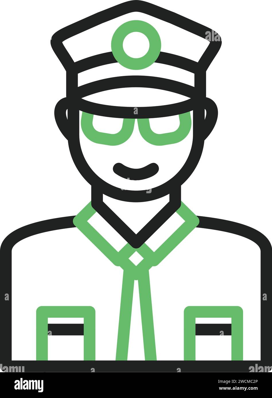 Police icon vector image Stock Vector Image & Art - Alamy