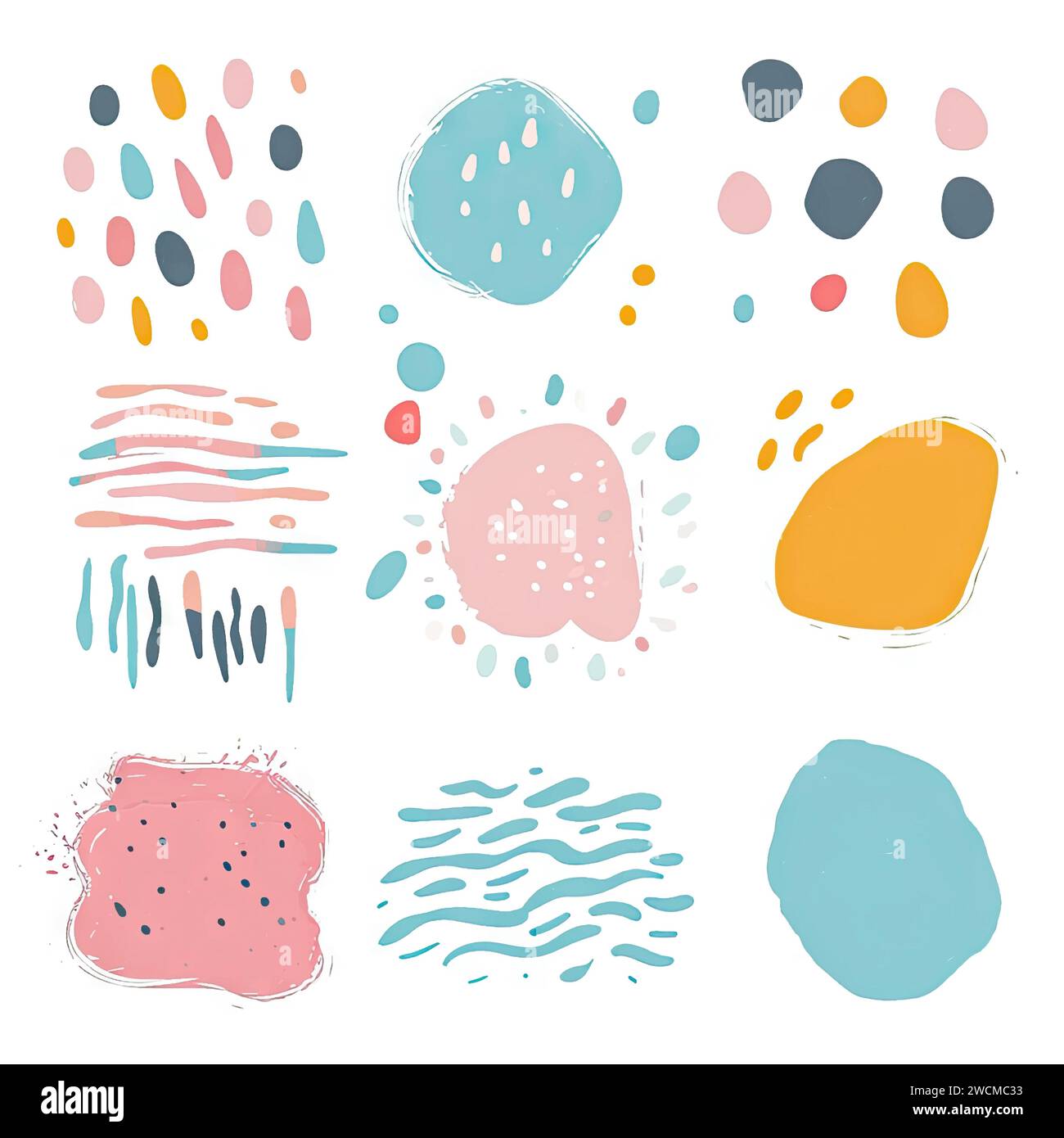 free vector set free hand doodle shape Stock Vector Image & Art - Alamy