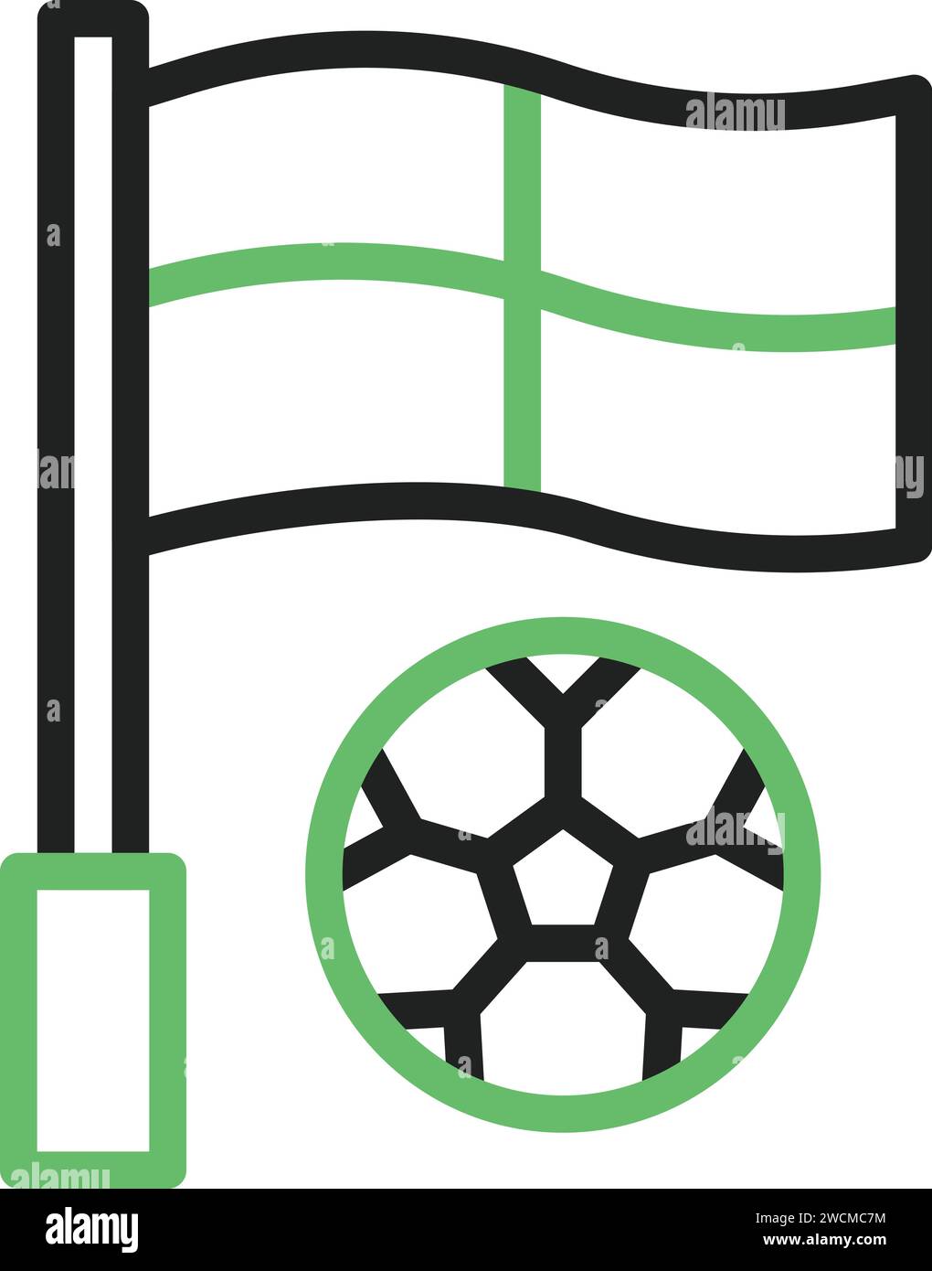 Offside Flag icon vector image Stock Vector Image & Art - Alamy