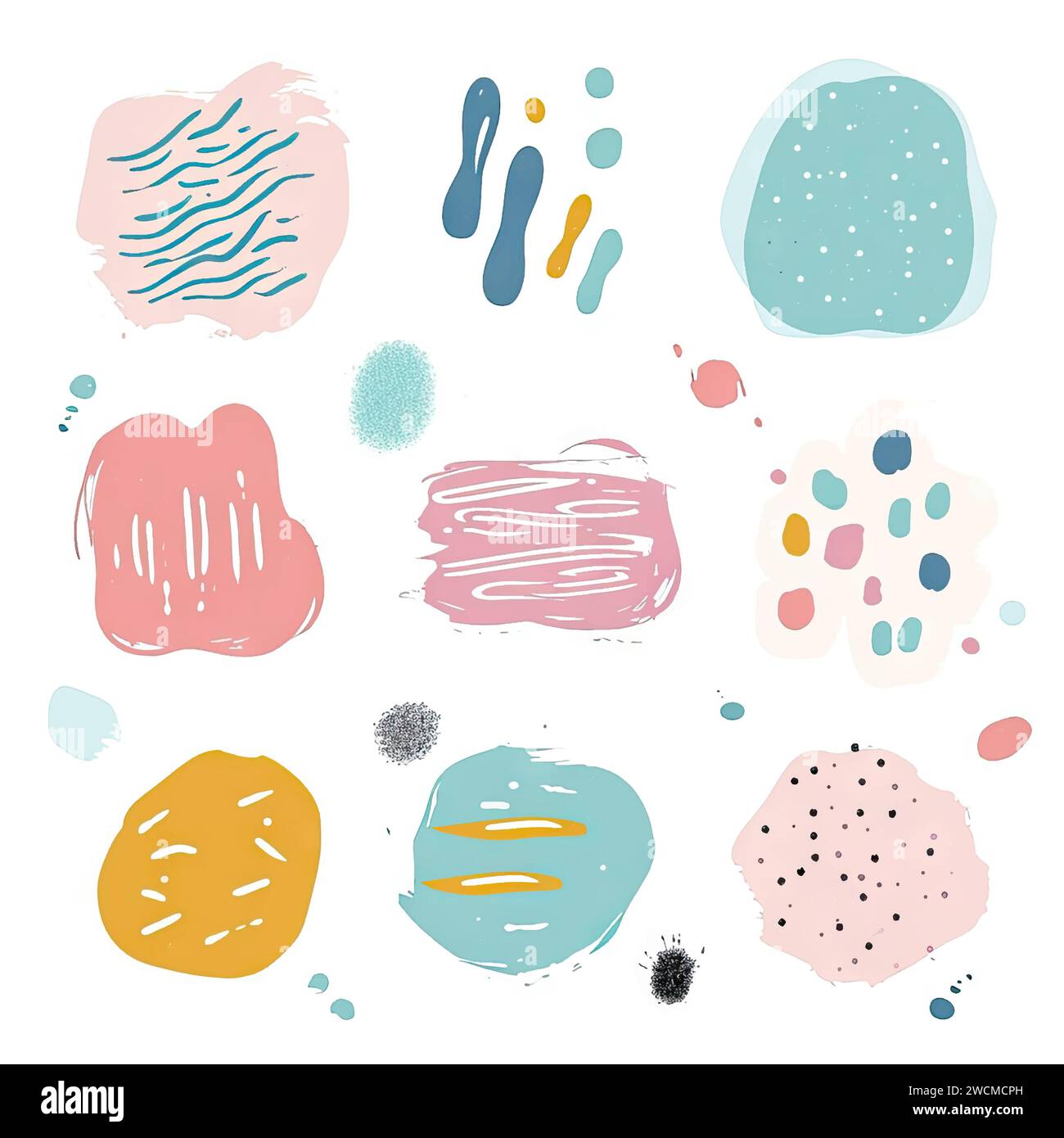 free vector set free hand doodle shape Stock Vector Image & Art - Alamy