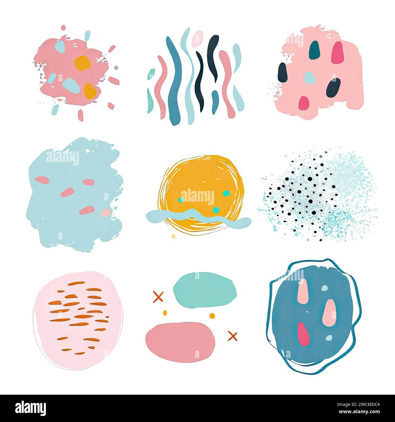 free vector set free hand doodle shape Stock Vector Image & Art - Alamy