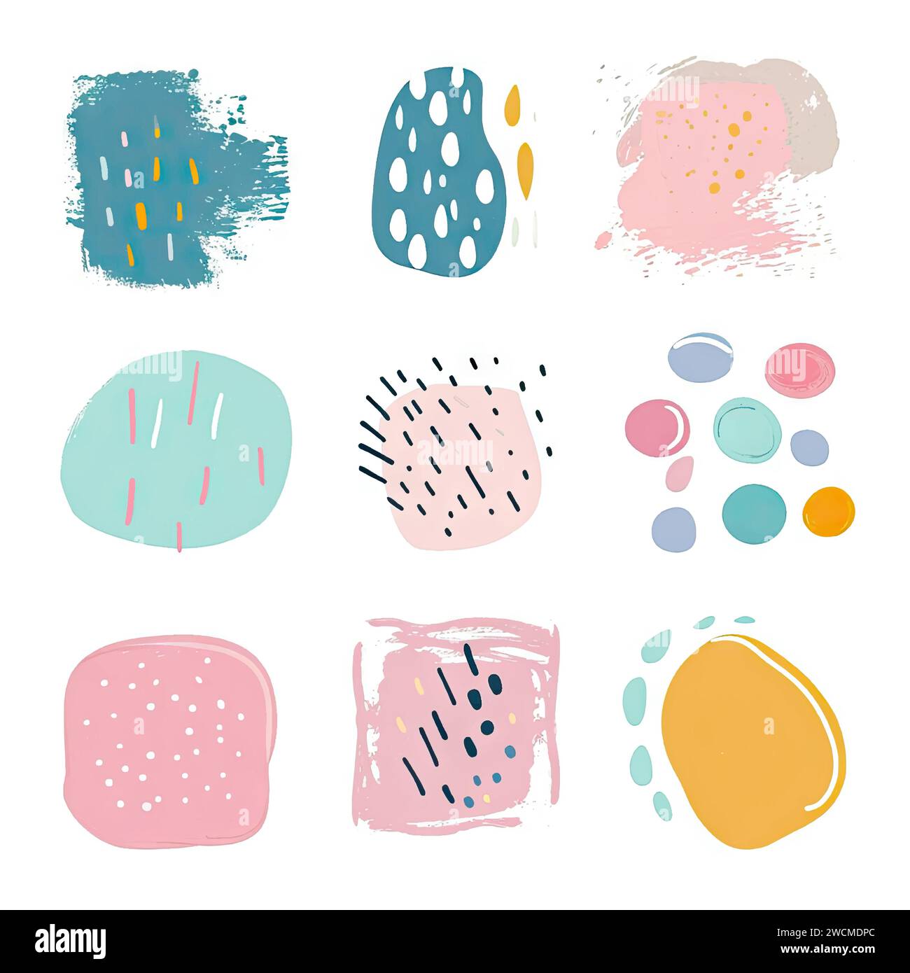 free vector set free hand doodle shape Stock Vector Image & Art - Alamy
