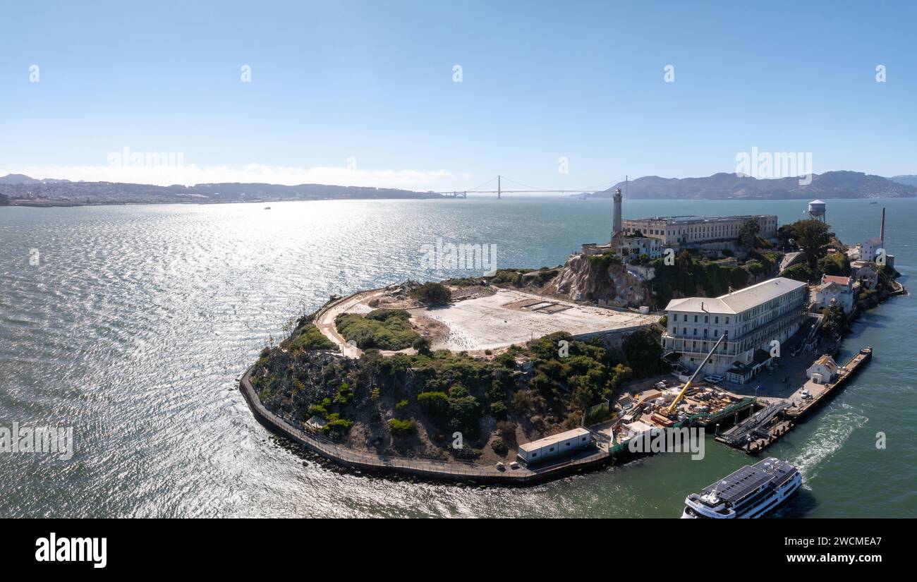 Aerial view alcatraz national park hi-res stock photography and images ...