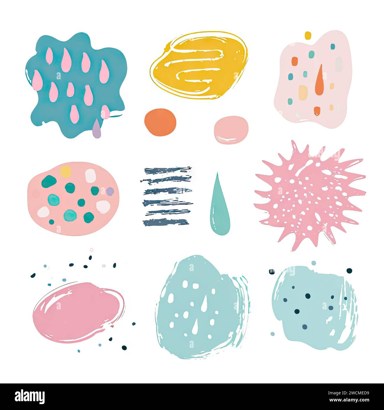 free vector set free hand doodle shape Stock Vector Image & Art - Alamy