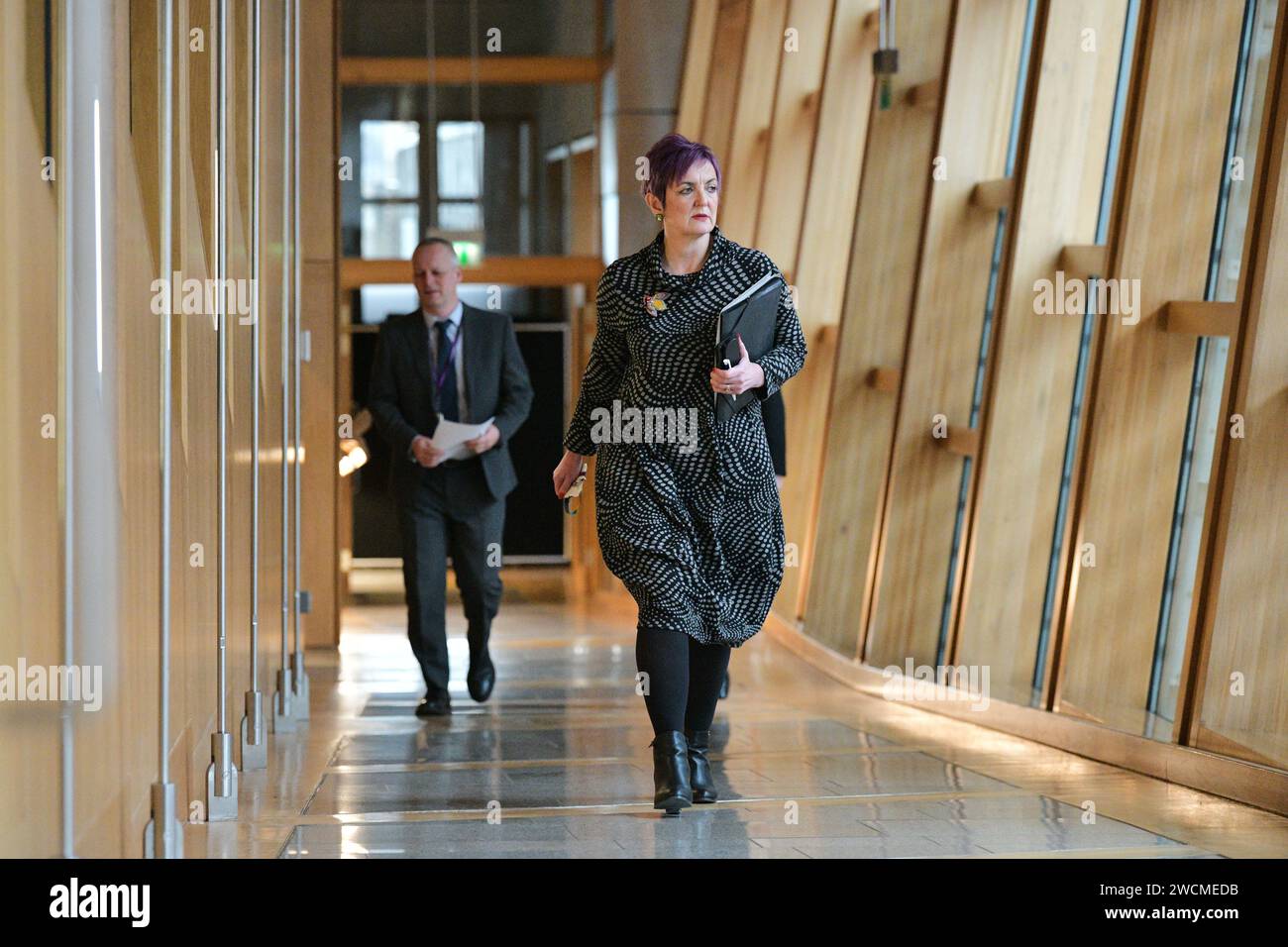 Edinburgh Scotland, UK 16 January 2024. Cabinet Secretary for Justice ...