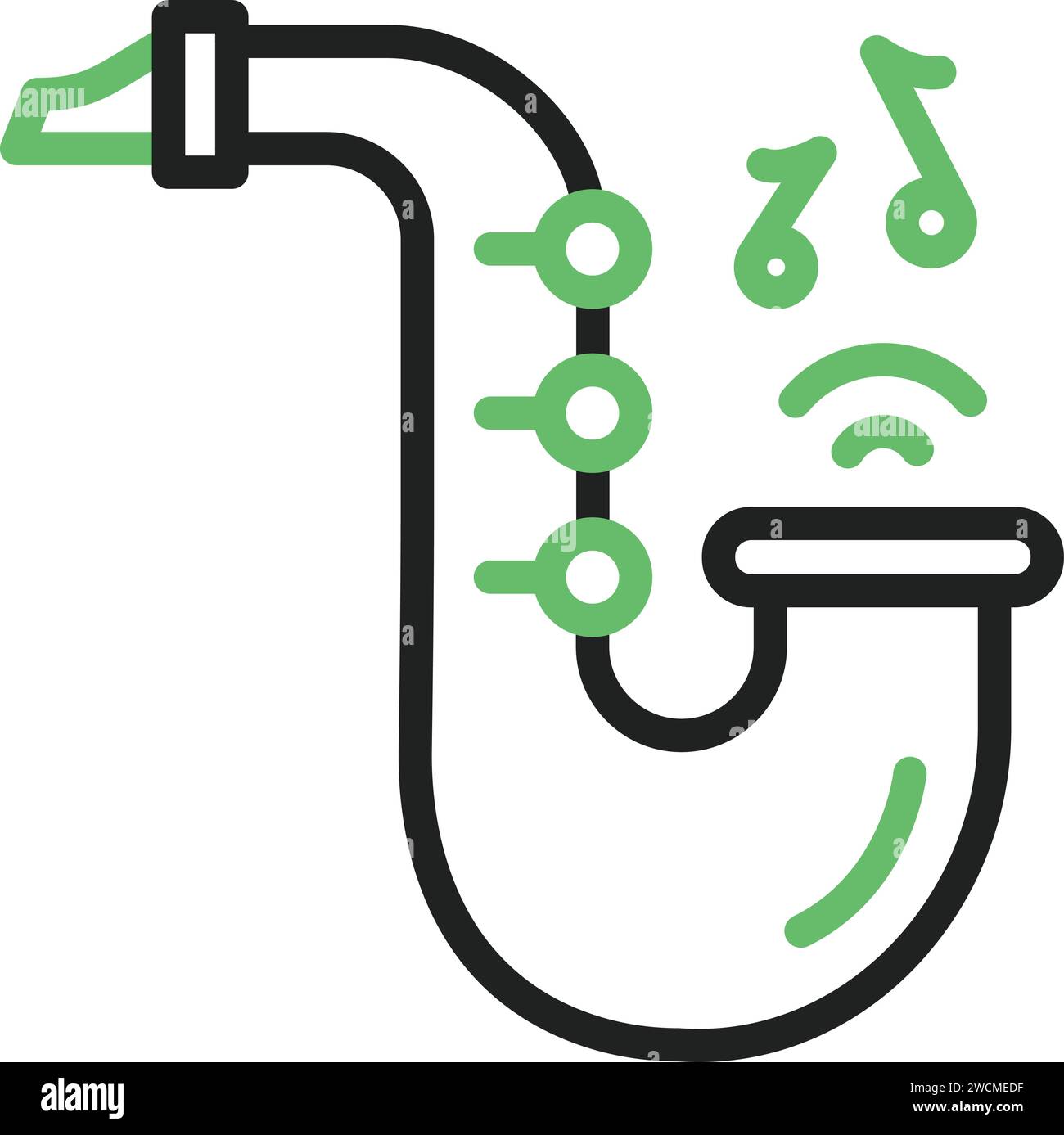 Saxophone icon vector image Stock Vector Image & Art - Alamy